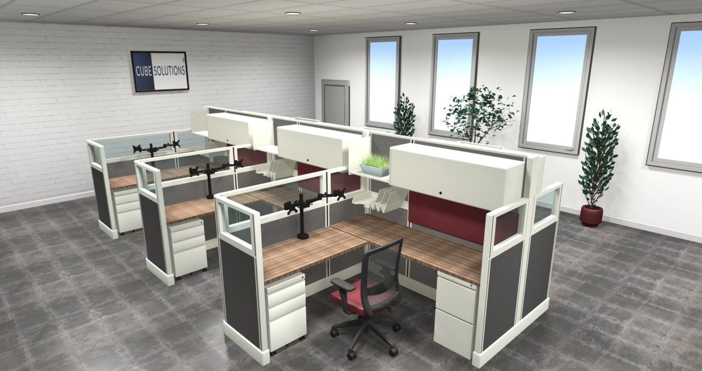 Exceptional Pricing On New Office Cubicles 1000's Available