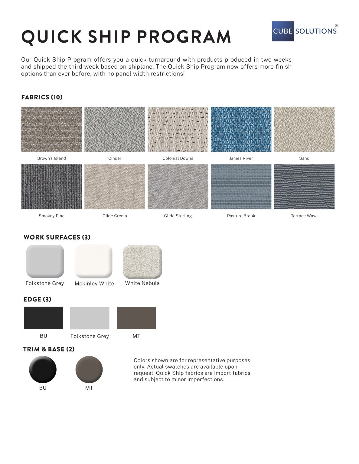 Quick Ship - Cube Solutions