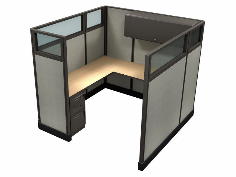67" Tall 6' X 6' Office Cubicles
